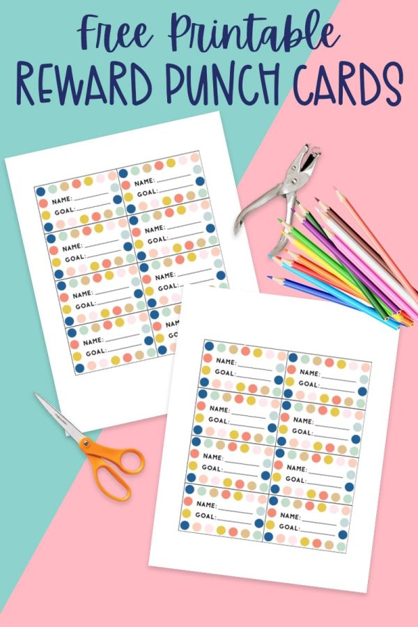 Printable Reward Punch Card - Brooklyn Berry Designs