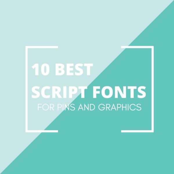 10 BEST SCRIPT FONTS FOR PINS - Brooklyn Berry Designs